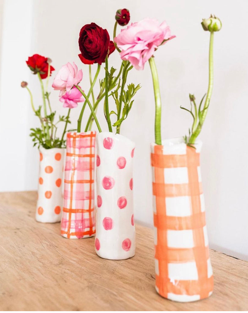Noss Gingham Vase – Salubrious Living